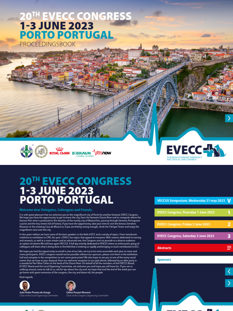 EVECC 2023 Congress Proceedings | PDF | Medical Ultrasound ...