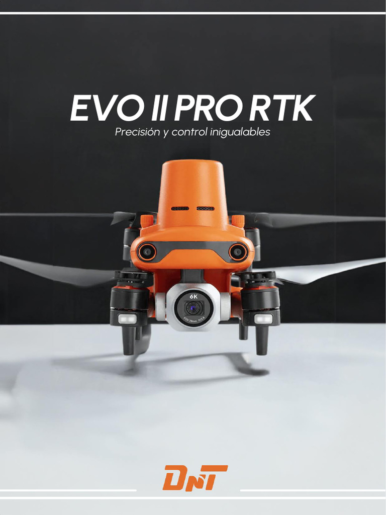 Dron EVO II Pro RTK: Precisión Centimétrica | PDF | Cámara | Vehículo ...