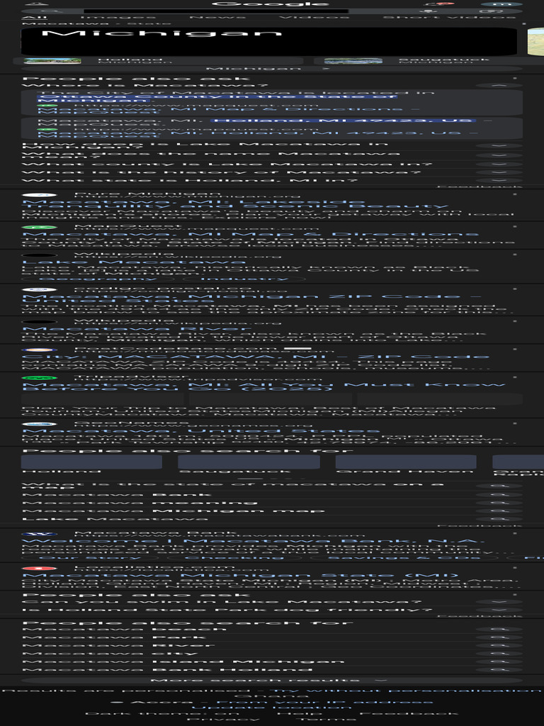 What Is The State of Macatawa - Google Search | PDF