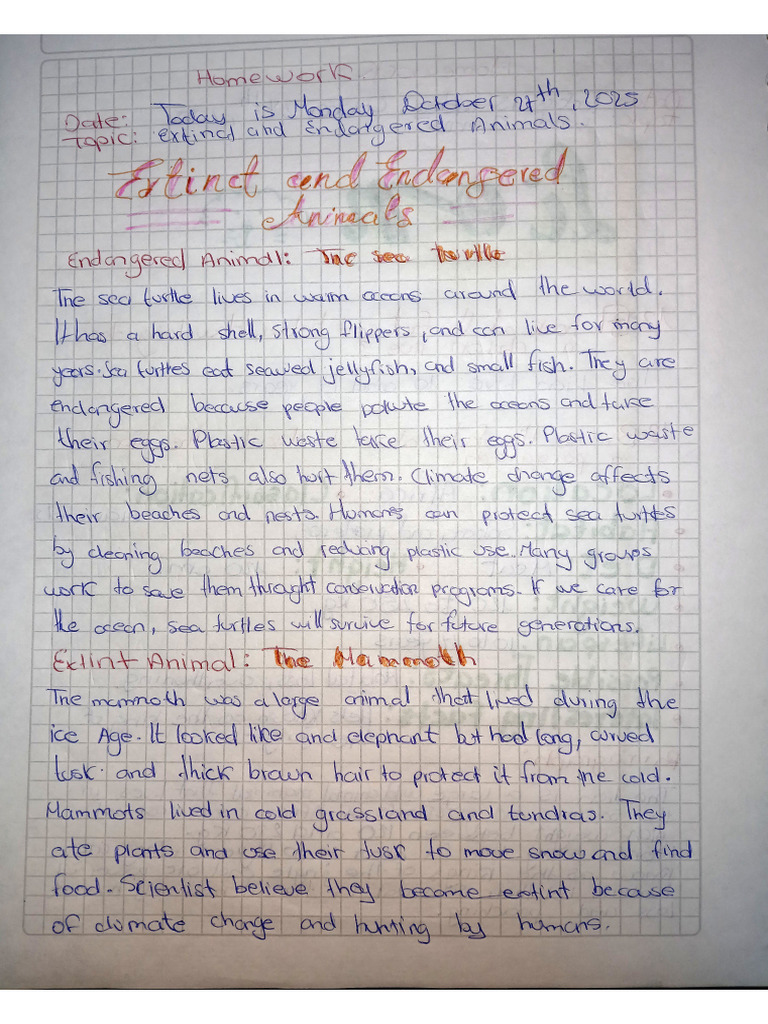 Extinct and Endangered Animals | PDF