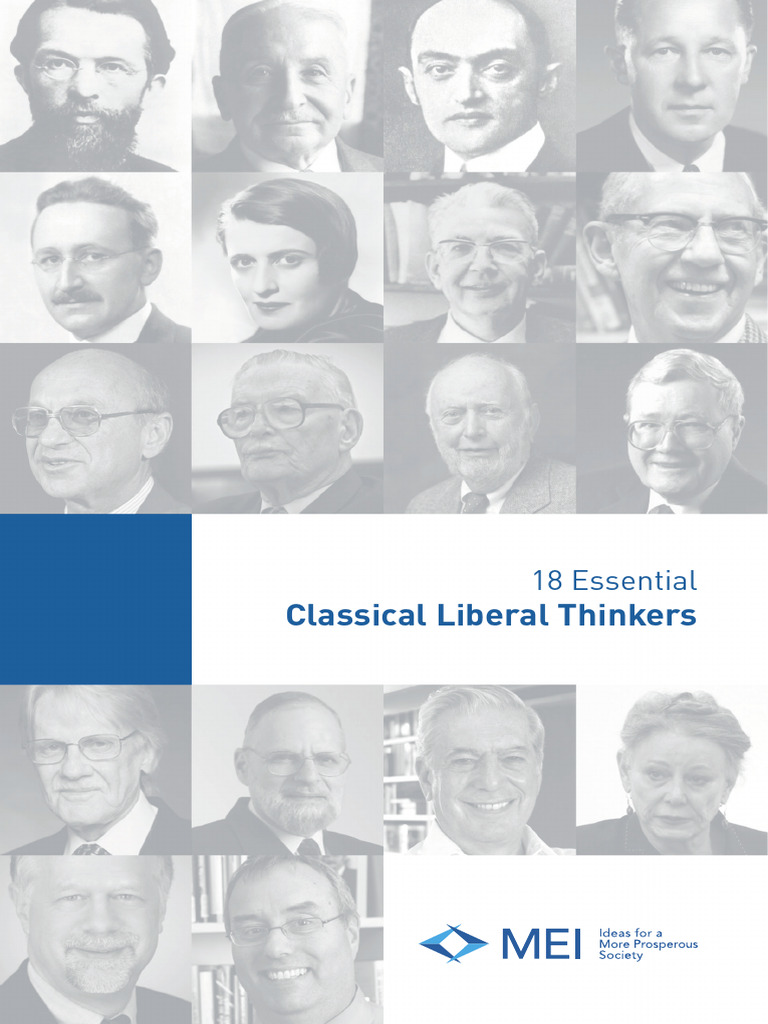 18 Essential Classical Liberal Thinkers | PDF | Friedrich Hayek | Value ...