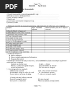 Fișă de Lucru Verbul - Clasa - A - vII | PDF