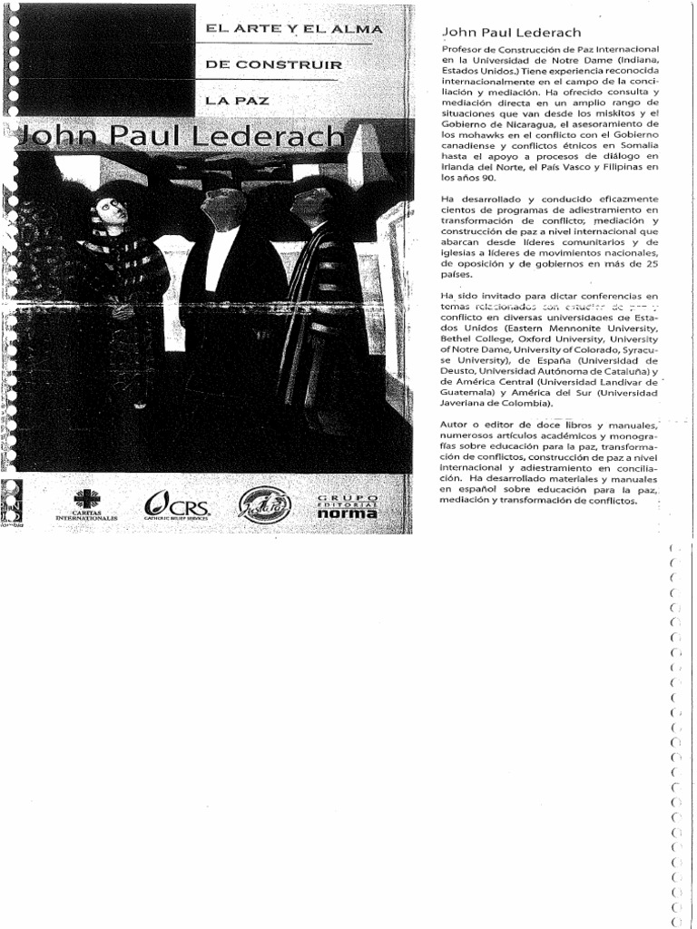 Imaginación Moral - Lederach | PDF