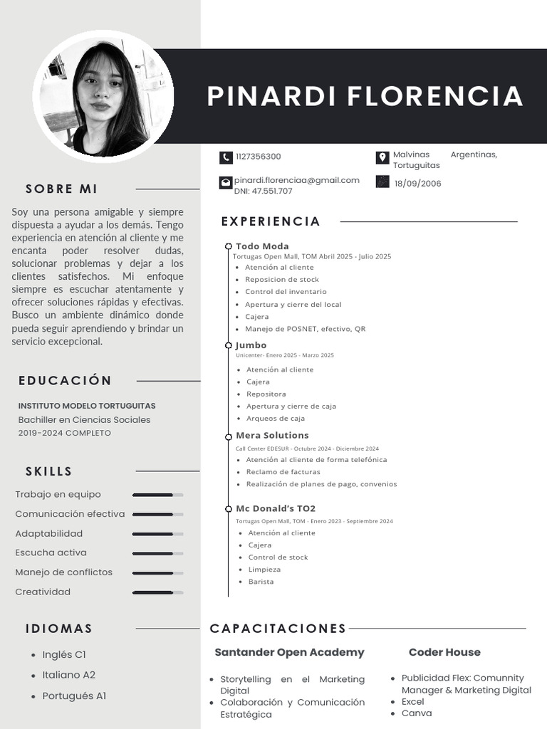 Florencia Pinardi PDF | PDF | Marketing | Business