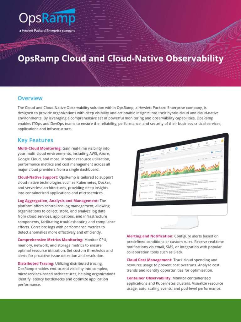 OpsRamp Cloud and Cloud Native 1123 | PDF | Cloud Computing | Computer ...