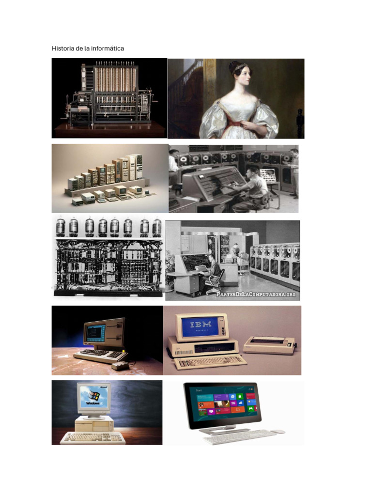 Historia de La Informática | PDF