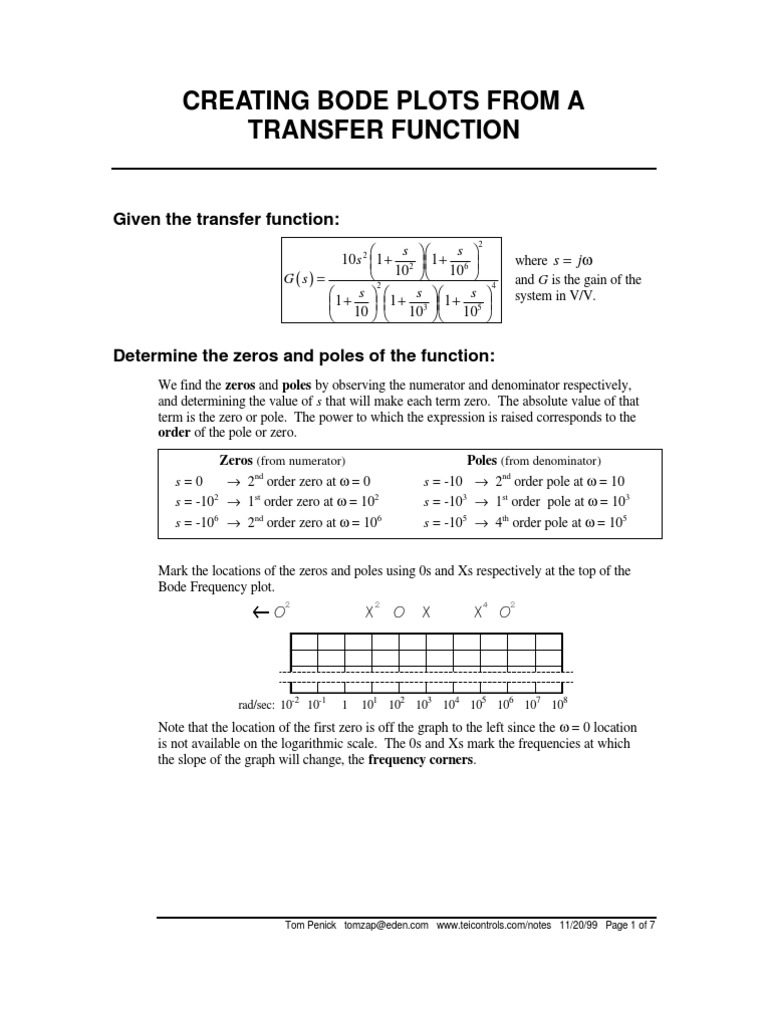 Bode Plots | PDF