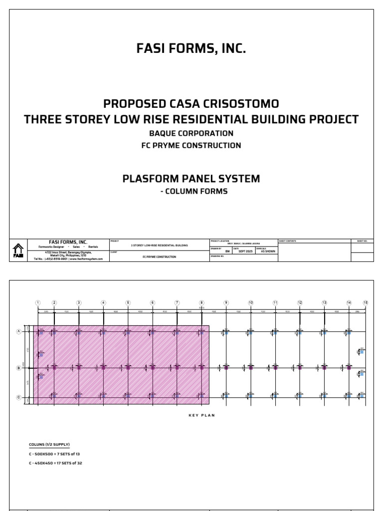 Casa Crisostomo Calamba Column Form | PDF | Composite Material ...