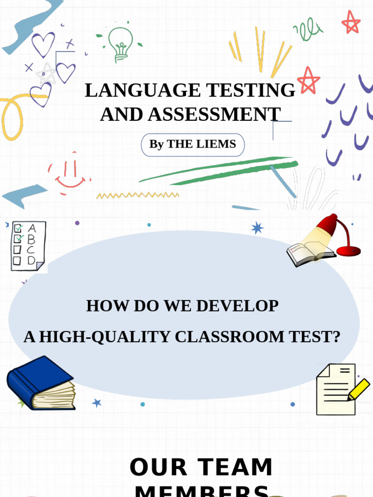 High-Quality Language Test Development | PDF | Educational Assessment ...