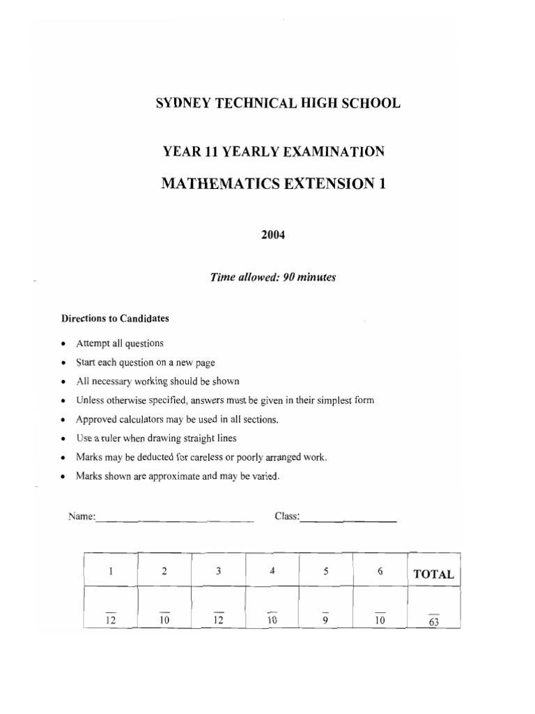 YR11 3U 2004 Final | PDF