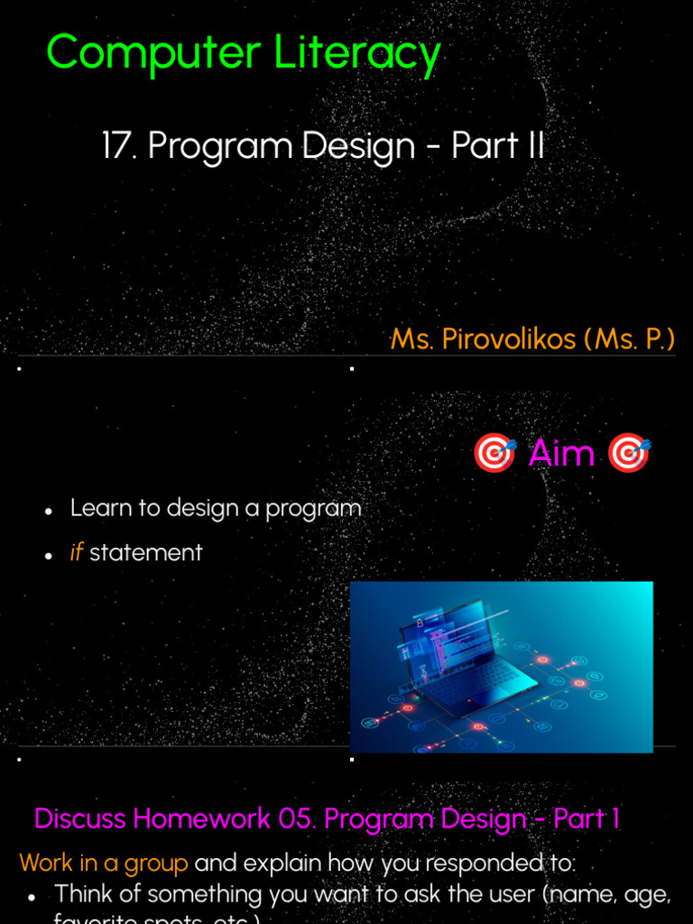 A. Coding 17. Program Design - Part 2 | PDF