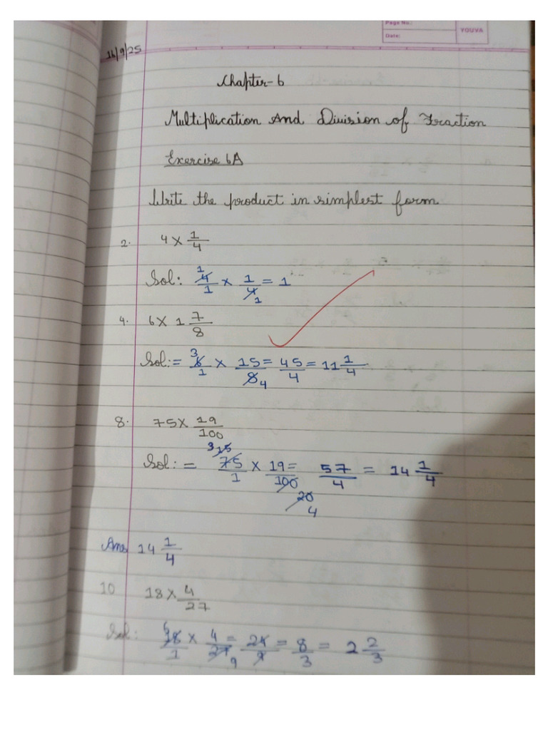 Multiplication & Division of Fractions | PDF