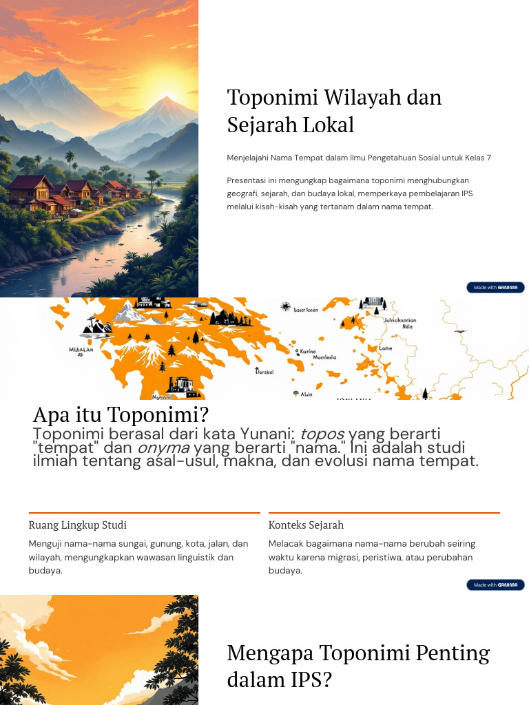Toponimi Wilayah Dan Sejarah Lokal | PDF