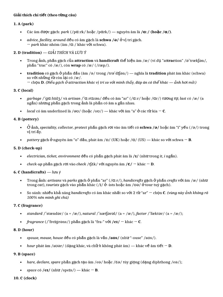 English Test Units1-3 Answer Key | PDF