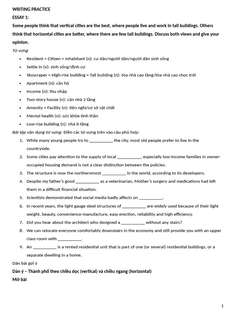 Writing Practice for Students | PDF