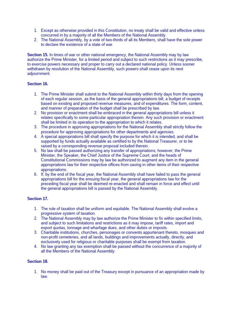 Consti 2 | PDF | Supreme Court Of The United States | Government
