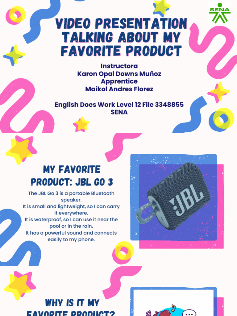 Talking About My Favorite Product | PDF