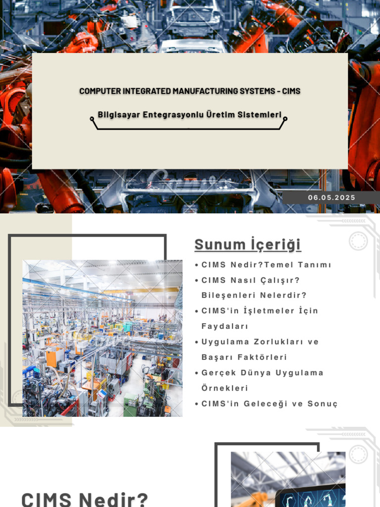 Computer Integrated Manufacturing Systems - CIMS | PDF
