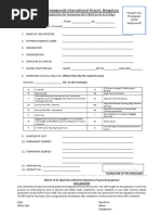 AEP Application Form for Airports | PDF | Air Traffic Control | Travel Visa