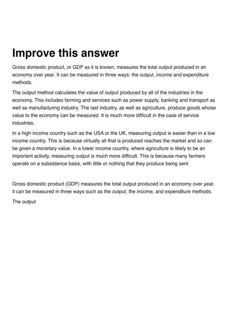 Improve This Answer | PDF