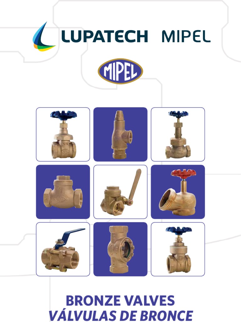Mipel - Catálogo Válvulas | PDF | Válvula | Tornillo