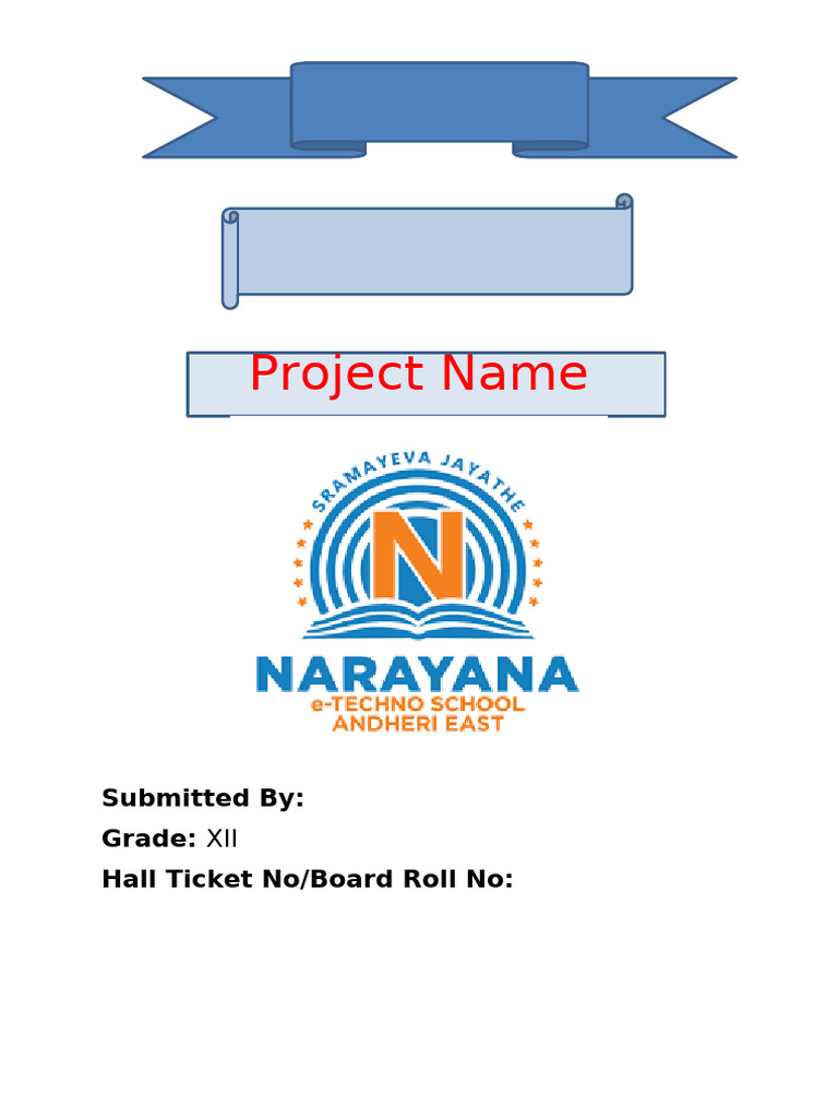 PE Project Pages-1 To 3-1 | PDF