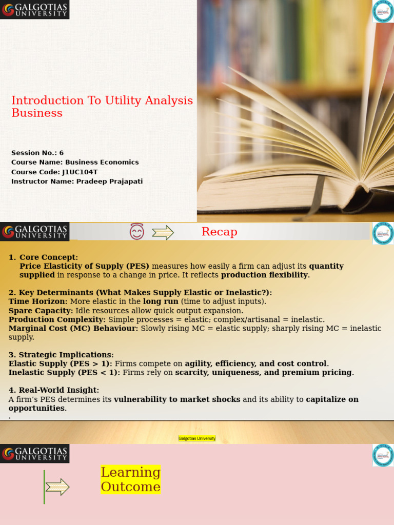 Introduction To Utility Analysis in Business | PDF | Utility ...