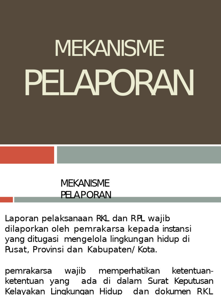 Format Laporan Amdal | PDF