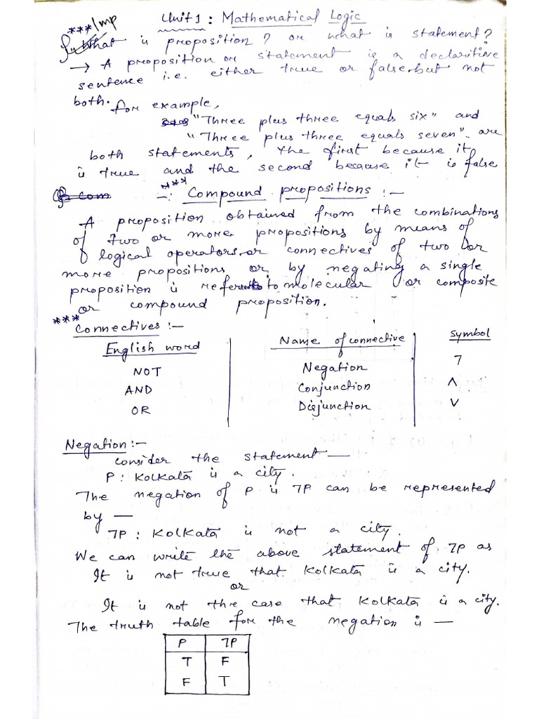Mathematical Logic | PDF