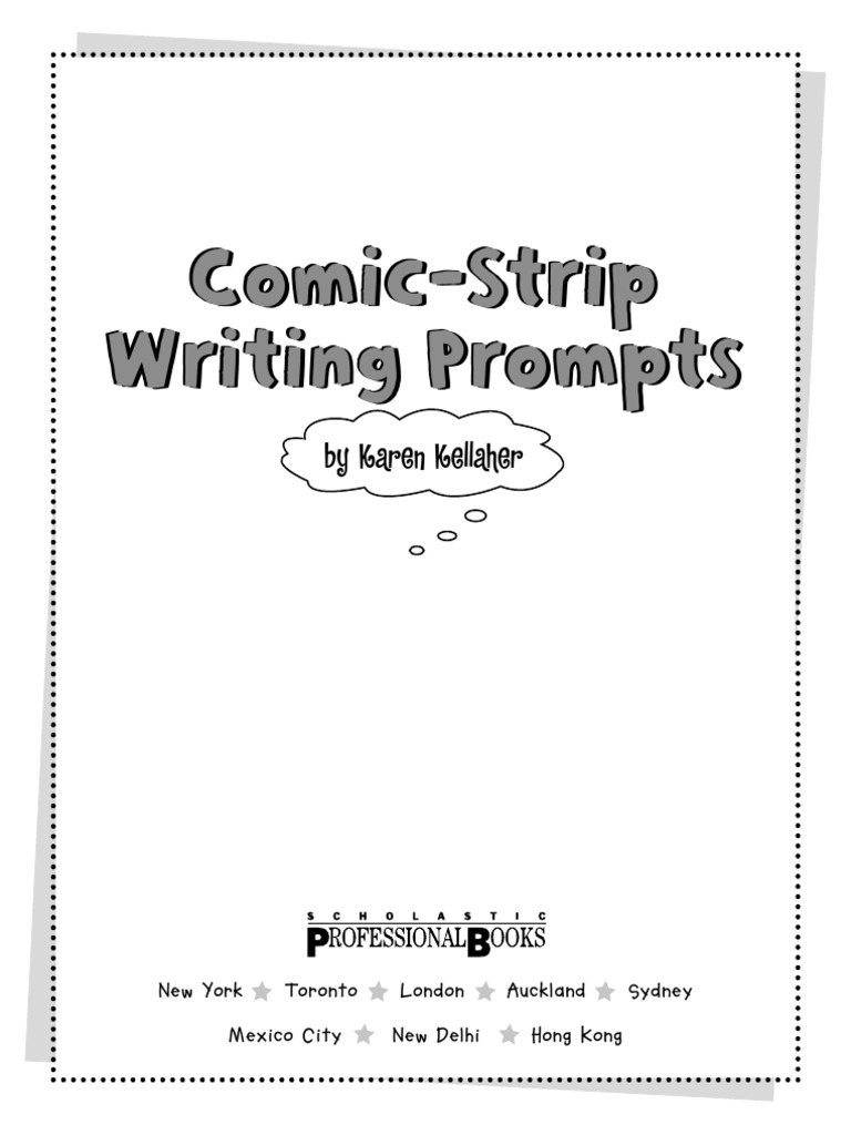 Comic-Strip Writing Prompts Guide | PDF | Garfield | Comic Strips