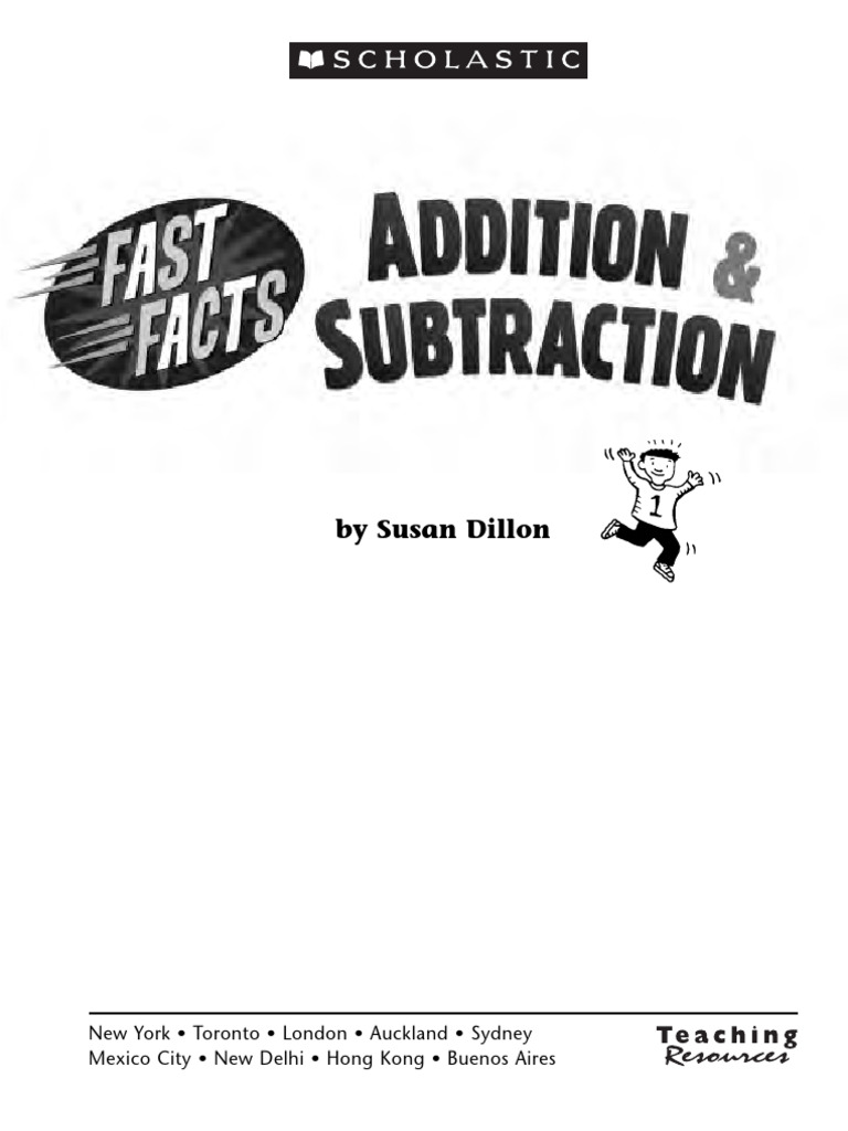 Fast Facts for Addition & Subtraction | PDF | National Council Of ...