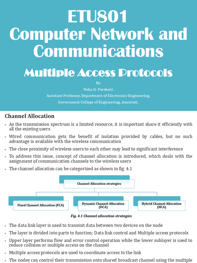 Channel Allocation in Wireless Networks | PDF | Channel Access Method ...