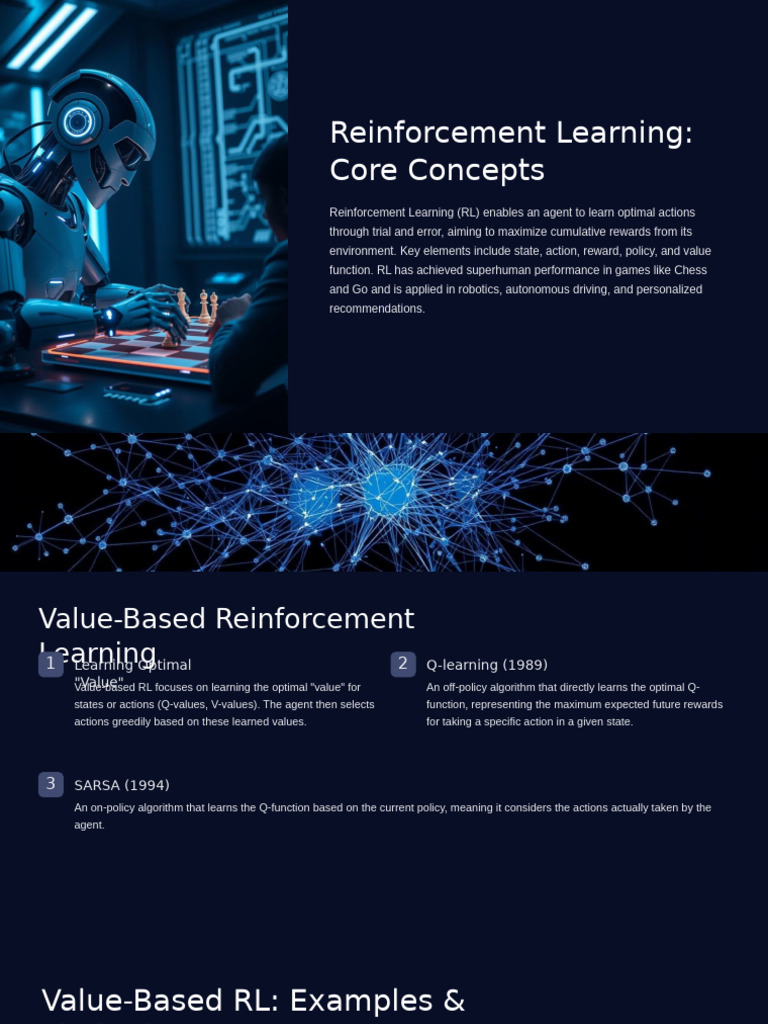 Reinforcement Learning: Core Concepts | PDF | Algorithms | Applied ...