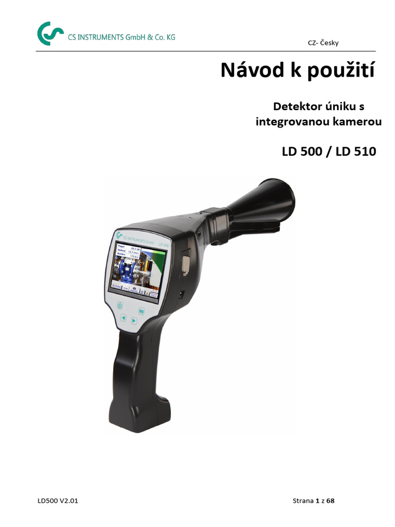 LD500 Tschechisch Instructionmanual | PDF