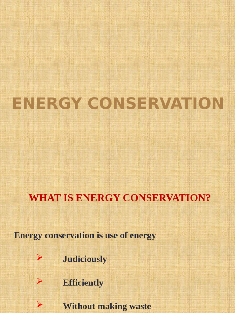 Energy Conservation Strategies and Audits | PDF | Kyoto Protocol ...