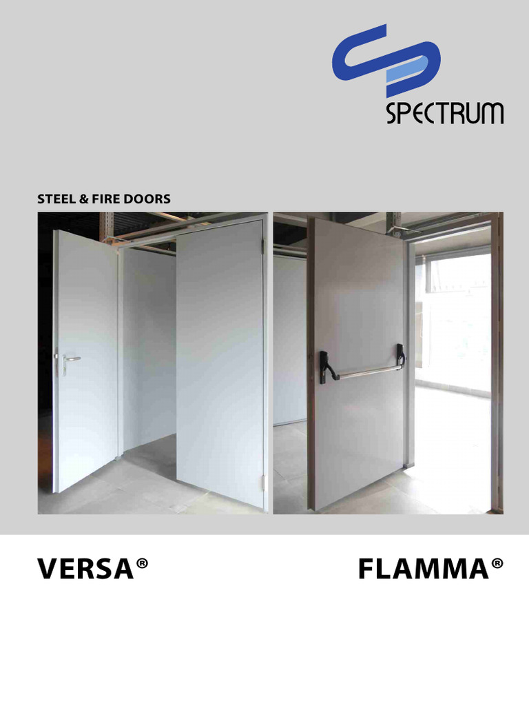 Spectrum Steel & Fire Doors Overview | PDF | Door | Screw