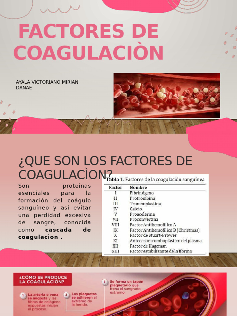 Factor de Coagulacion | PDF