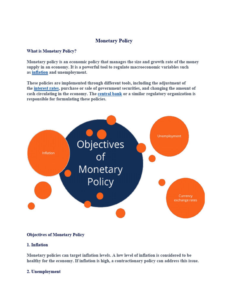 Monetary Policy & Fiscal Policy | PDF | Fiscal Policy | Monetary Policy