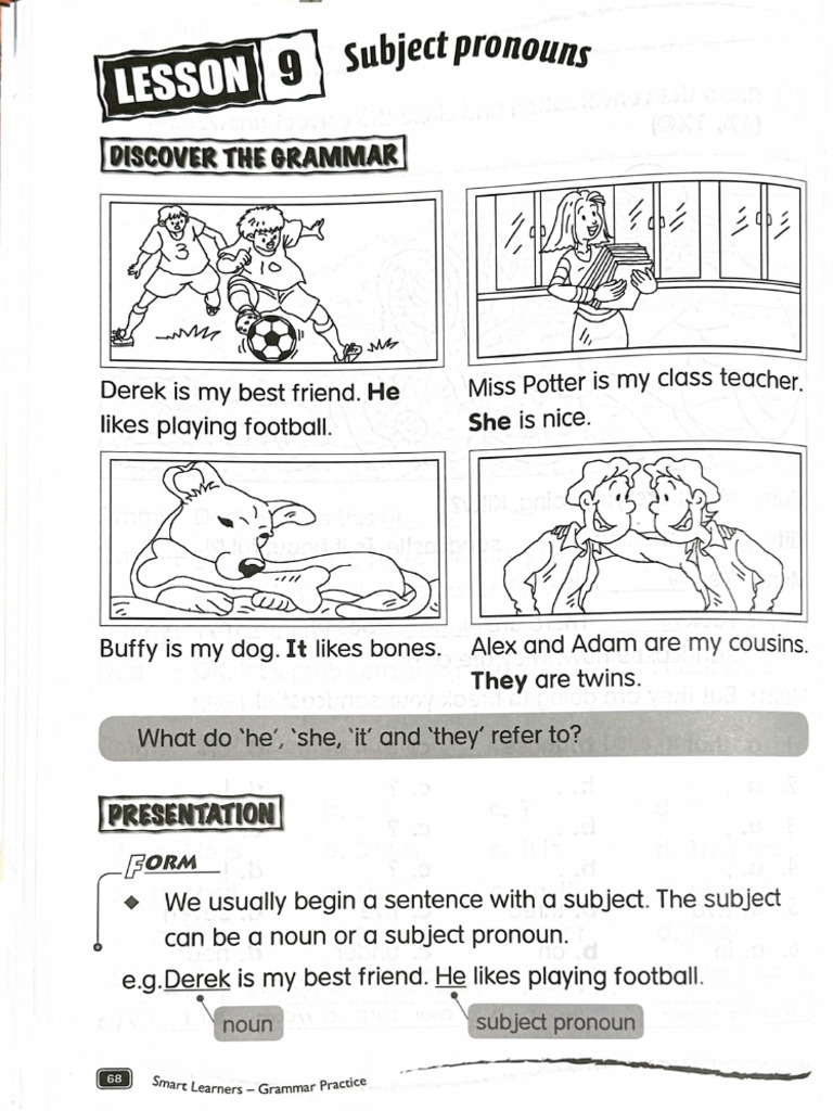 P.1 Subject Pronouns | PDF