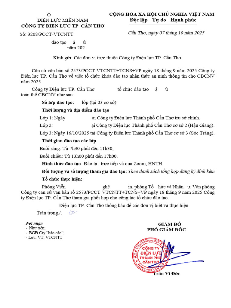 TB Daotao Nhanthuc ATTT 2025 | PDF