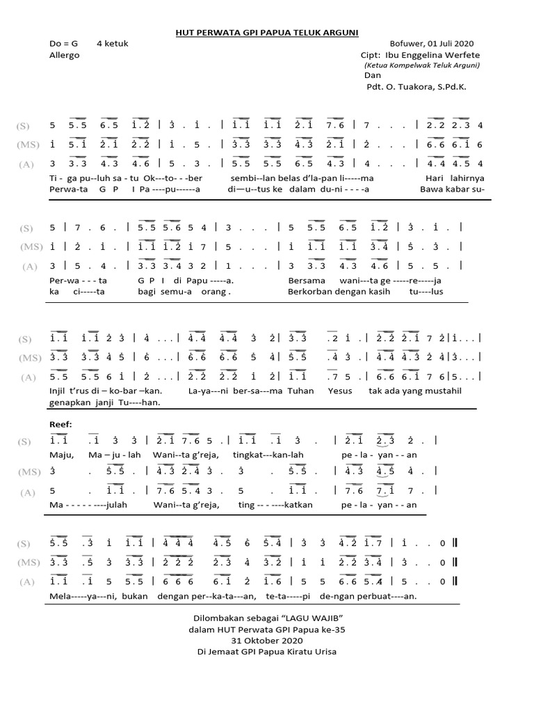 Lagu Perwata | PDF