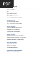NCERT Lesson Plans for Class 12 | PDF