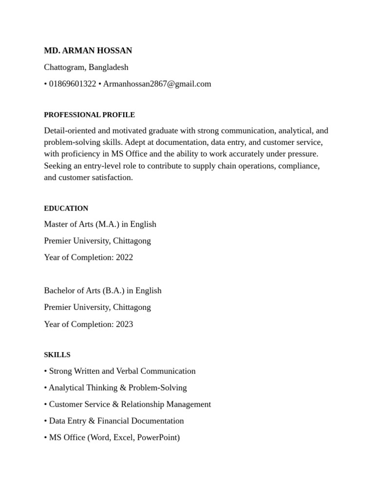 Final Resume | PDF