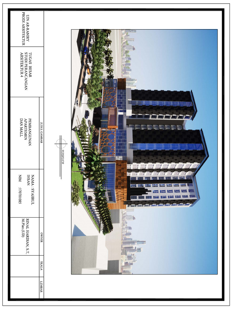 DENAH SPA 4.aruldwg Model | PDF
