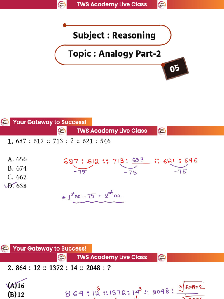 Analogy 2 | PDF