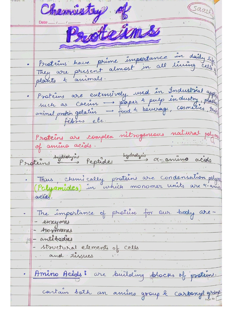 Proteins | PDF