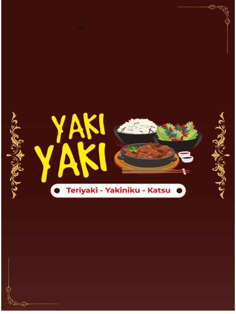 Menu Yaki Yaki | PDF