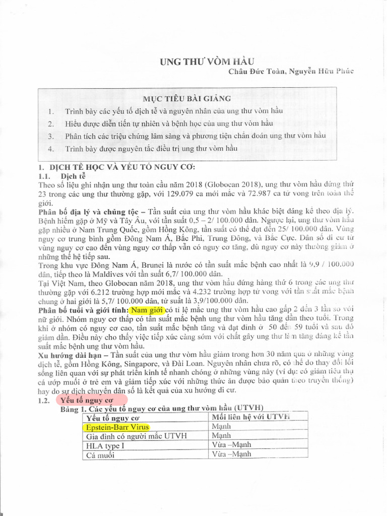 K vòm hầu - text | PDF
