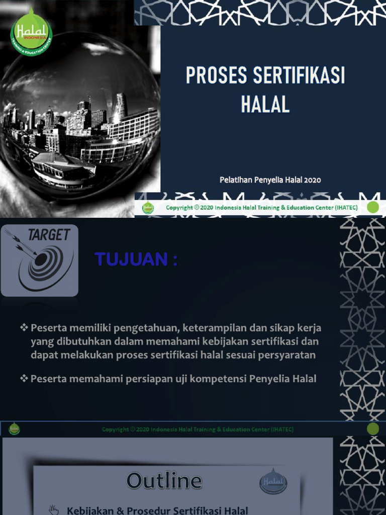 Modul 9. Proses Sertifikasi Halal - 2020 | PDF