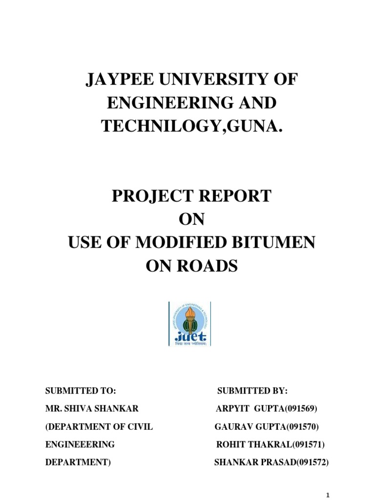 Modified Bitumen | PDF | Asphalt | Polymers